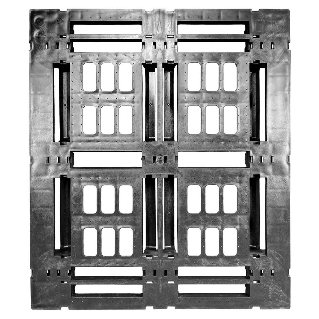 45 x 48 Heavy Duty Stackable Plastic Pallet - Full Perimeter Lip | Best ...