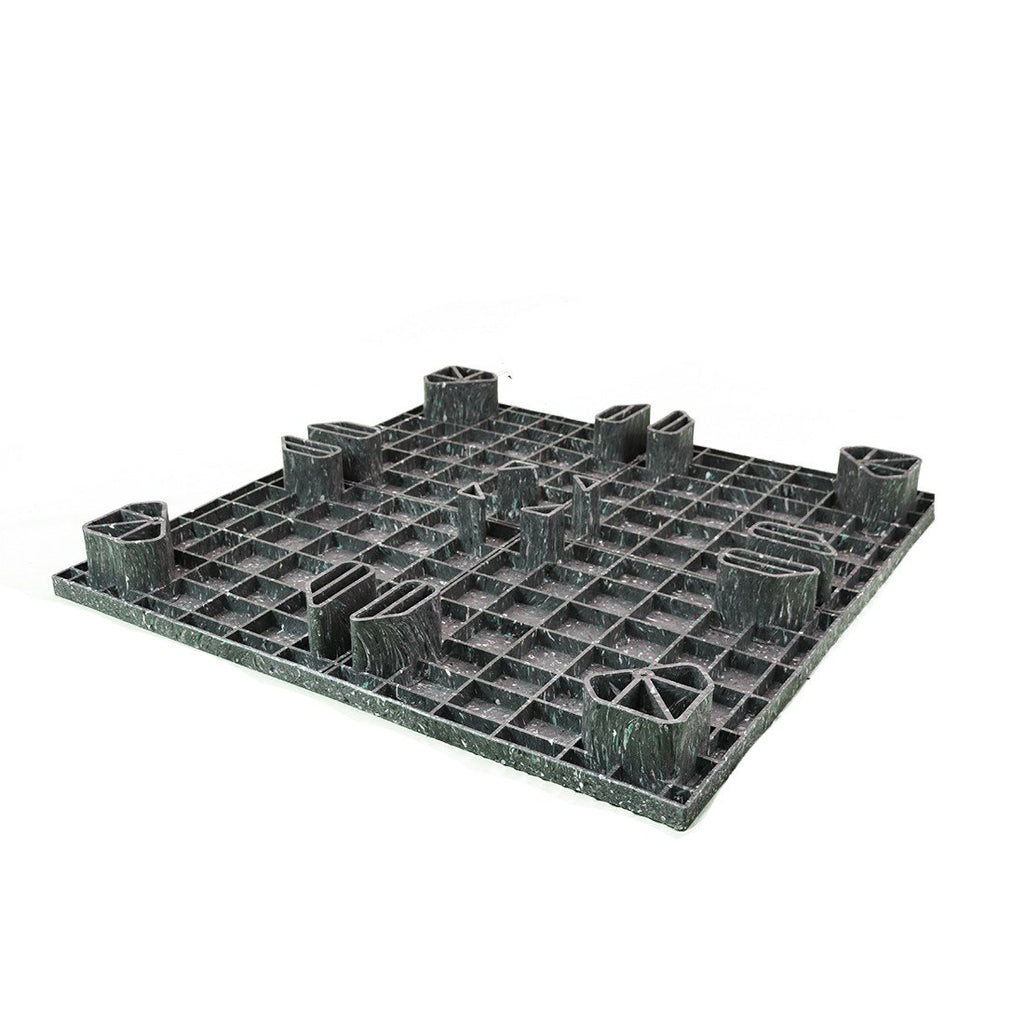 48 x 48 Zeus Solid Deck Plastic Display Pallet | Best Plastic Pallets # ...